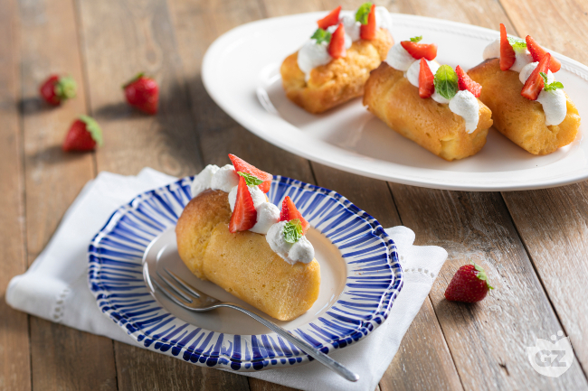 Baba' mit Rum - Italienische Rezepte von GialloZafferano